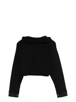 3.1 Phillip Lim Knitted Hoodie - Black