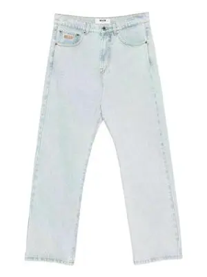 MSGM Logo Trousers - Blue