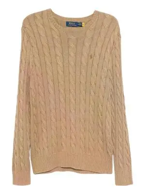 Polo Ralph Lauren Cotton Cable-knit Jumper - Brown