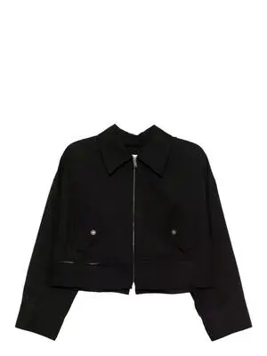 3.1 Phillip Lim Two-way Zip-fastening Cropped Jacket - Black