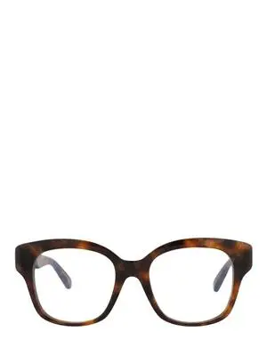 Pomellato Square Frame Acetate Optical Frames - Havana Havana Transparent (pm0121o/30014239/002)