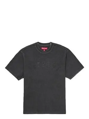 Supreme Overprint Short Sleeve Top Black