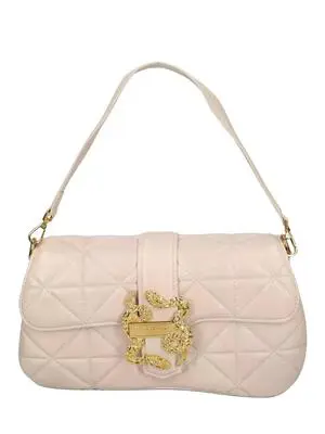 Just Cavalli Quilted Crossbody Bag With Snakeskin Clasp - Neutrals