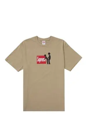 Supreme Stick Tee Shirt Khaki