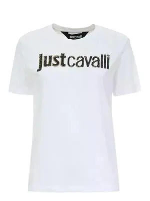 Just Cavalli Logo-embellished T-shirt - White