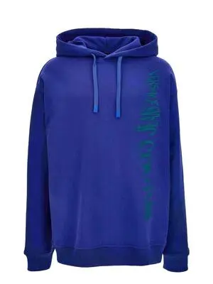 Versace Hooded Sweatshirt With Logo - Blue