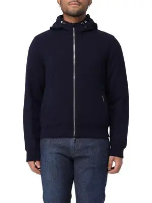 MOORER Zip Up Jacket - Blue