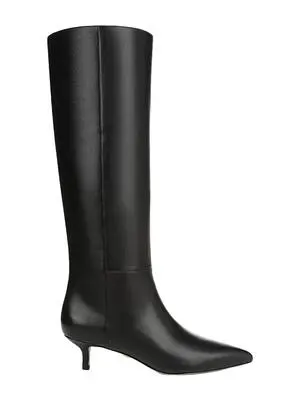 Veronica Beard Lisa Kitten-heel Wide-calf Boots - Black