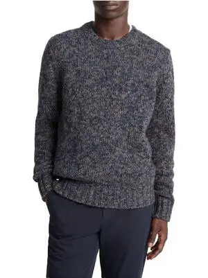 Vince Italian Mega Marl Wool-Blend Sweater Multicolor