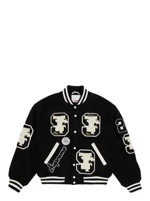 Supreme Drill Team Varsity Jacket - Black