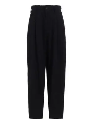 YOHJI YAMAMOTO POUR HOMME Standard Wallet Trousers - Black