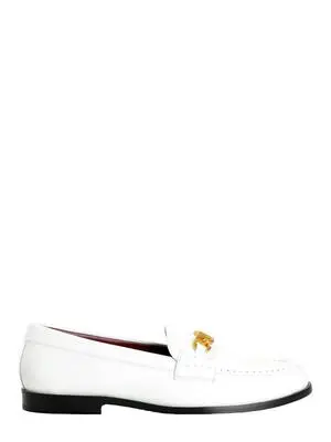 Valentino Garavani V Logo Chain Loafer - White