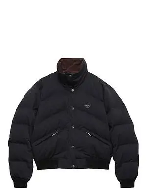 Prada Shell-down And Cotton Jacket - Black