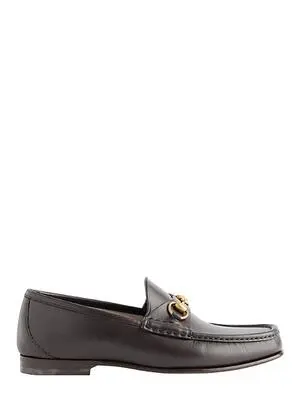 Gucci Horsebit 1953 Leather Loafers Dark Brown