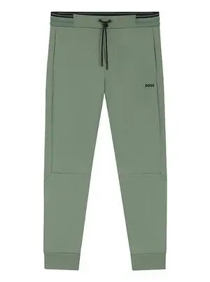 BOSS Branded Drawstring-waist Cotton-blend Jogging Bottoms Xxl - Open Green