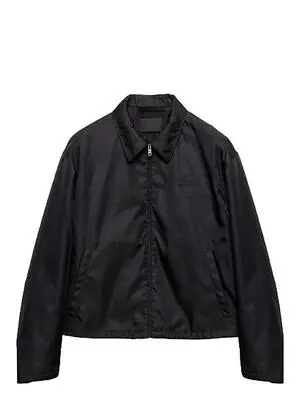 Prada Re-nylon Blouson Woven Jacket - Black