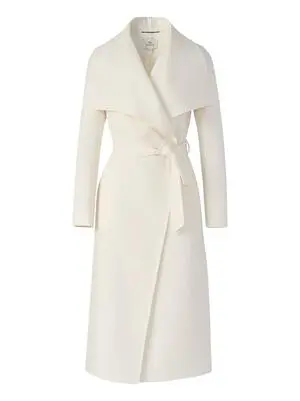 Soia & Kyo Wool Wrap Coat - Powder