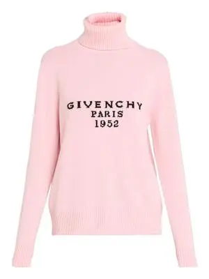 Givenchy Logo Wool-cashmere Sweater - Light Pink