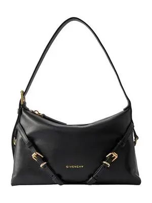 Givenchy Voyou Mini Leather Shoulder Bag - Black
