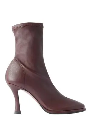 NEOUS Lea Leather Ankle Boots Chocolate