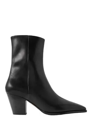 AeydĒ Hedvig Leather Ankle Boots - Black