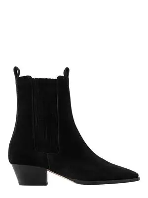 AeydĒ Agata Suede Ankle Boots Black