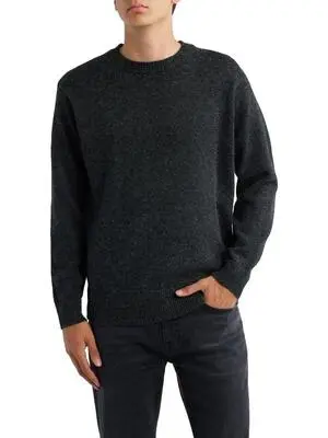 Pendleton Wool Crewneck Sweater - Black Heather