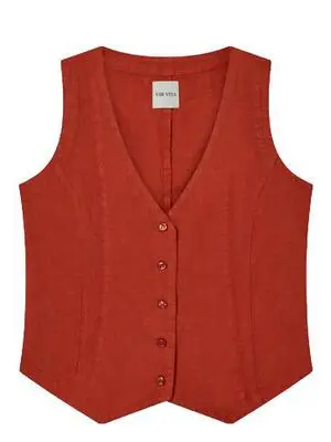 VIR VITA Violette Vest Apple Red