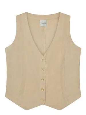 VIR VITA Violette Vest Beige