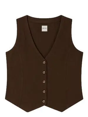 VIR VITA Violette Vest Chestnut