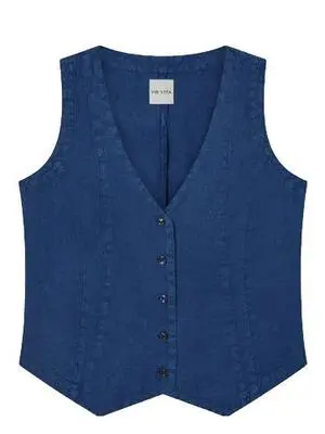 VIR VITA Violette Vest Navy
