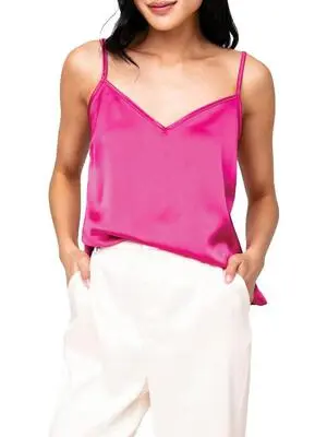 GIBSONLOOK Satin Camisole Fuchsia