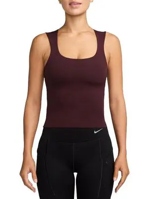 Nike Zenvy Dri-FIT Tank Burgundy Crush/white