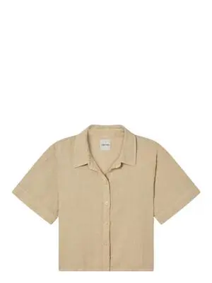 VIR VITA Anais Linen Shirt - Beige
