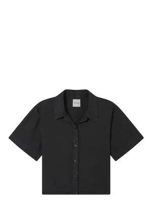 VIR VITA Anais Linen Shirt - Black