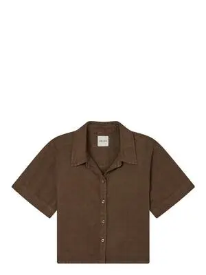 VIR VITA Anais Linen Shirt - Chesnut