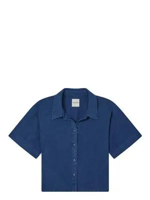 VIR VITA Anais Linen Shirt - Navy