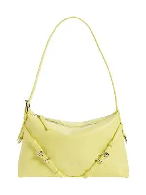 Givenchy Mini Voyou Leather Shoulder Bag - 725-acid Yellow