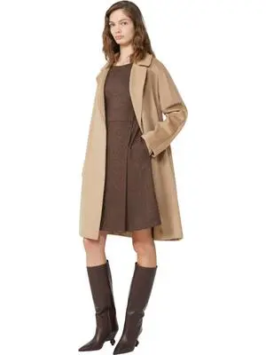 Max Mara Jacquard Jersey Mini Dress - Chocolate