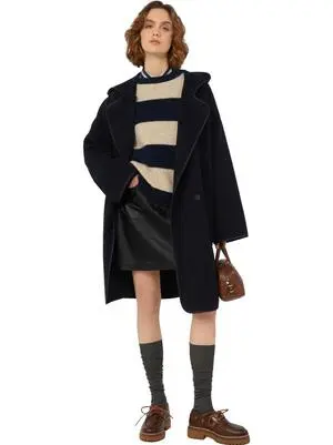 MAX MARA Coat In Double-Faced Wool Broadcloth
