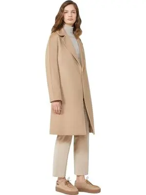 Max Mara Wool Wrap Coat - Camel