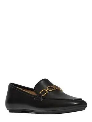 Fitflop Delicato Chain Loafer Flats - Black