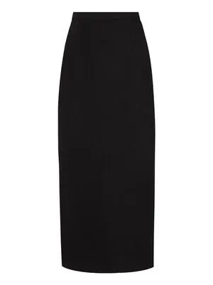 Dolce & Gabbana Wool Pencil Skirt - Black