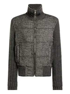 DOLCE & GABBANA Knitted Houndstooth Jacket