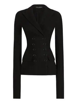 DOLCE & GABBANA Wool Double-Breasted Jacket