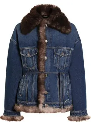 Dolce & Gabbana Cotton Denim Jacket - Multicolor