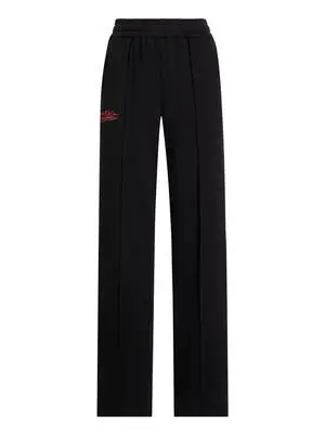 Dolce & Gabbana Fleece Jogging Pants With Patch - Black