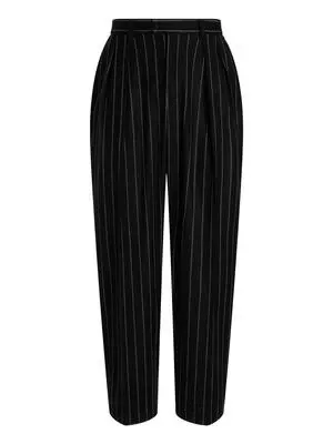 Dolce & Gabbana Striped Wool Blend Trousers - Multicolor