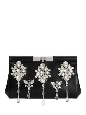 DOLCE & GABBANA Marlene Handbag With Crystal Embroidery