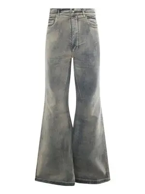 Rick Owens Flare Jeans - Mineral Pearl